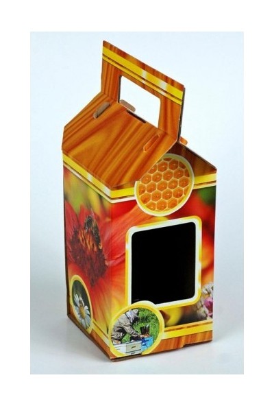 Apimaye Lyson Kavanoz Kutusu, Desenli, 900 ML LY-P204 - Arıcılık Apimaye Lyson Kavanoz Kutusu, Desenli, 900 ML LY-P204 - Arıcılık
