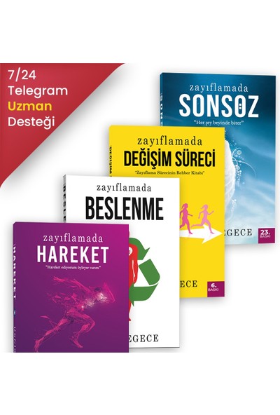 4'lü Set (Son Söz,değişim Süreci, Beslenme,hareket) -Deniz Egece