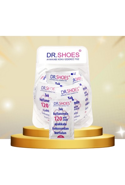 Dr. Shoes 30 Adet Ayakkabı Koku Giderici Toz 120 Gün Etkili Dr. Shoes 30 Adet Ayakkabı Koku Giderici Toz 120 Gün Etkili