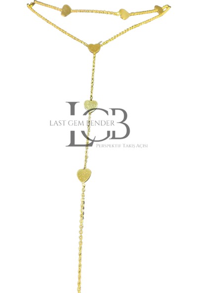 Last Gem Bender Gold Ithal Çelik Kalpli Kolye Last Gem Bender Gold Ithal Çelik Kalpli Kolye