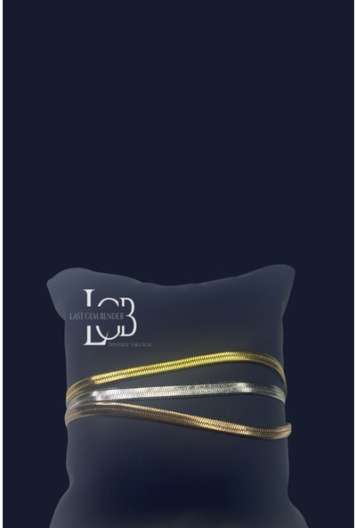 Last Gem Bender Ithal Çelik Üç Renk Italyan Sarmal Bileklik Last Gem Bender Ithal Çelik Üç Renk Italyan Sarmal Bileklik