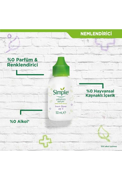 Sımple Yatıştırıcı Serum Kenevır Tohumu Yağı 50 ml