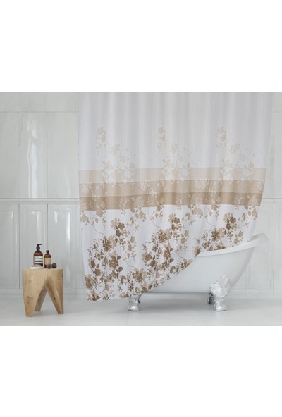 Prado Autumn Banyo Duş Perdesi 180X200 + Perde Halkası
