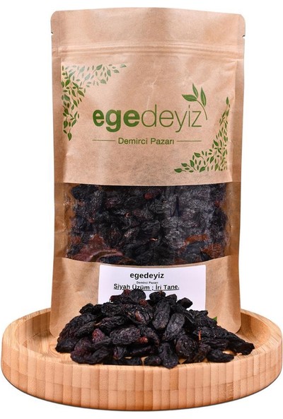 Egedeyiz Yerli Çekirdekli İri Tane Siyah Üzüm 1 kg Egedeyiz Yerli Çekirdekli İri Tane Siyah Üzüm 1 kg