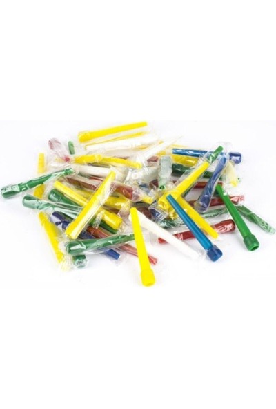 Nu Uzun Renkli Plastik Sipsi