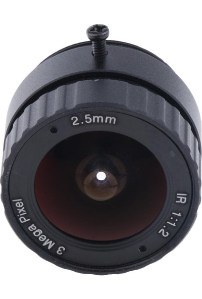 2.5mm Cs Montaj Sabit Iris Focus 1 / 2.5  2.5mm Cs Montaj Sabit Iris Focus 1 / 2.5
