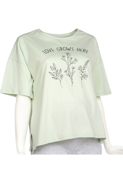 Baby Mom Babymom Baskılı Tshirt Hamile Kısa Kol Tshirt