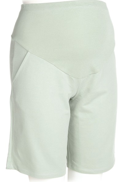 Baby Mom Babymom Hamile Şort-Bermuda Cepli