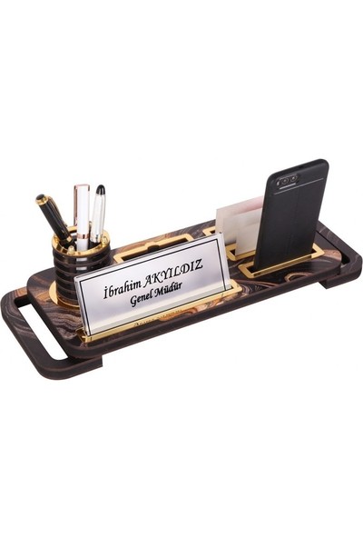 Ahşap Masa Isimliği Kalemli Ofis Hediyesi Masa Isimliği KMI-710M Ahşap Masa Isimliği Kalemli Ofis Hediyesi Masa Isimliği KMI-710M