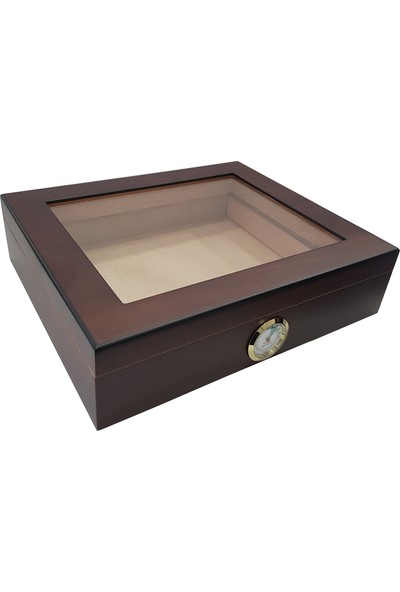 Falconetti Kahverengi Camlı Humidor Puro Kutusu RC06KHV Falconetti Kahverengi Camlı Humidor Puro Kutusu RC06KHV