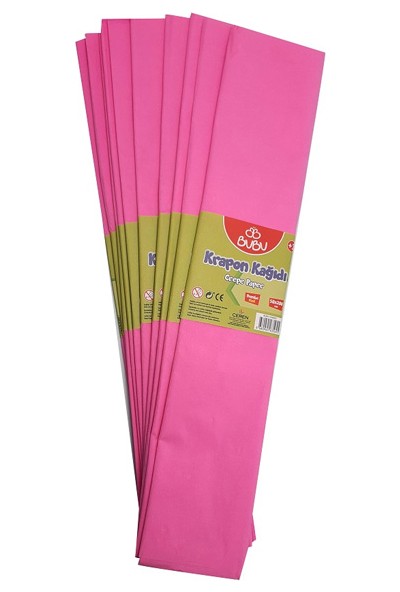Bu-Bu Krapon Kağıdı 10'lu Pembe BUBU-KR0007 Bu-Bu Krapon Kağıdı 10'lu Pembe BUBU-KR0007
