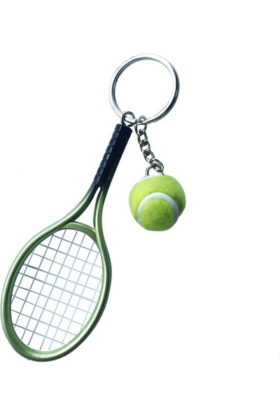 Anahtarlık Anahtarlık Fobs Için Yaratıcı 3D Tenis Raket Topu Kolye Acce Yeşil Anahtarlık Anahtarlık Fobs Için Yaratıcı 3D Tenis Raket Topu Kolye Acce Yeşil
