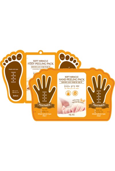 Mjcare El & Ayak Peeling Maske Seti