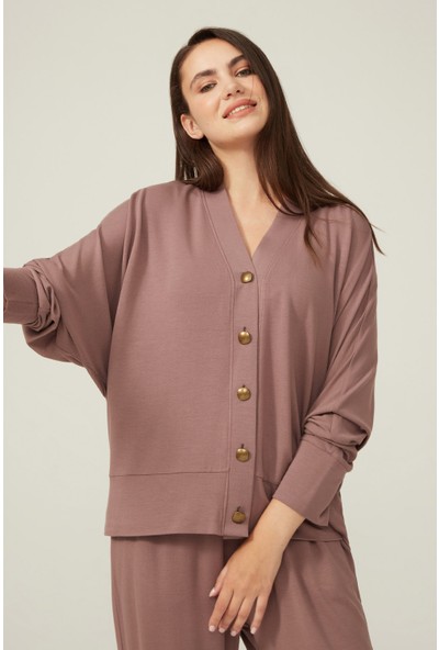 Hays Kadın Büyük Beden Uzun Ev Giyim Takım