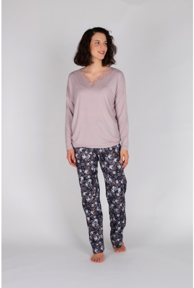 Hays Kadın Uzun Pijama Takımı
