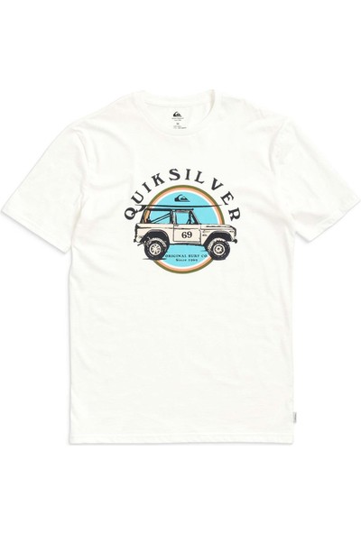 Quiksilver EQYZT06707 Coastal Grooves Ss Bisiklet Yaka Normal Kalıp Baskılı Beyaz Erkek T-Shirt Quiksilver EQYZT06707 Coastal Grooves Ss Bisiklet Yaka Normal Kalıp Baskılı Beyaz Erkek T-Shirt