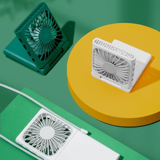 Xiaomi Zmı AF217 Boyun Askılı Katlanabilir Fan - Beyaz (Yurt Fiyatı