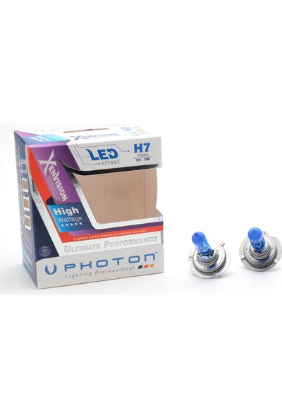 Photon Yüksekwatt H7 12V 70W Xen Vısıon Photon Yüksekwatt H7 12V 70W Xen Vısıon