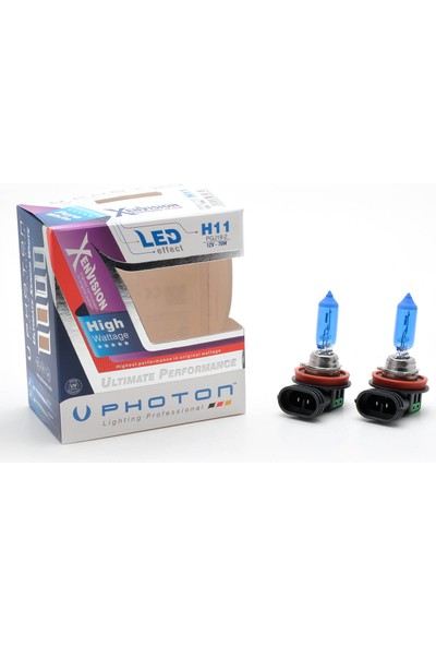 Photon Yüksekwatt H11 12V 70W Xen Vısıon Photon Yüksekwatt H11 12V 70W Xen Vısıon