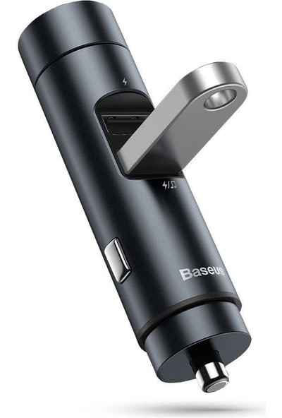 Baseus Bluetooth Araç Aktarım Kiti Mp3 Araç Kiti, 5.0V 2 USB Çıkışlı Araç Şarj ve Fm Kiti Baseus Bluetooth Araç Aktarım Kiti Mp3 Araç Kiti, 5.0V 2 USB Çıkışlı Araç Şarj ve Fm Kiti