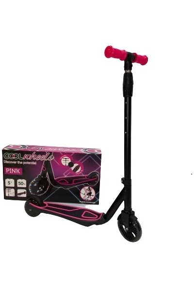 Cool Wheels 5 Yaş ve Üzeri 50 kg 2 Tekerlekli Pembe Çocuk Scooter Cool Wheels 5 Yaş ve Üzeri 50 kg 2 Tekerlekli Pembe Çocuk Scooter