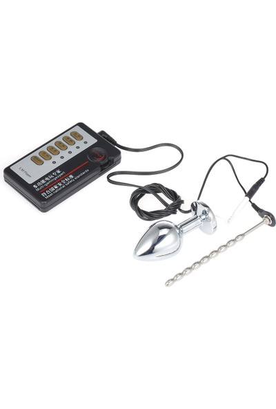 Elektro Masaj Prostat G-Spot Anal Plug Elektrik Çarpması Elektro Masaj Prostat G-Spot Anal Plug Elektrik Çarpması