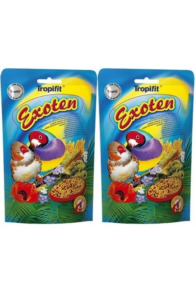 Tropifit Exoten Exotich Finch Kuş Yemi 700 gr x 2 Adet Tropifit Exoten Exotich Finch Kuş Yemi 700 gr x 2 Adet