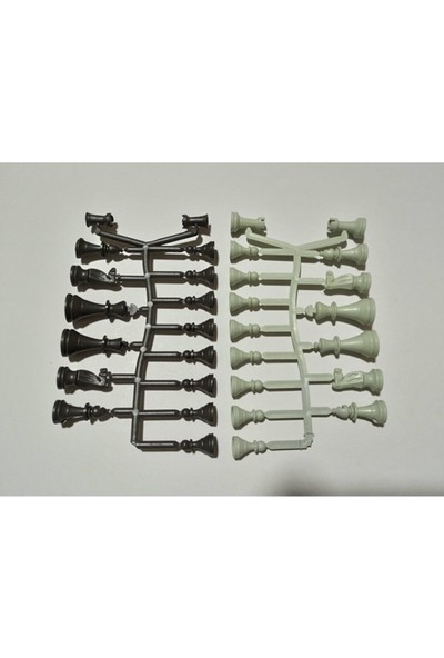 Gördur Yedek Satranç Taşları Plastik Satranç Taşı Yedeği