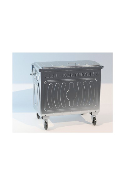 Uzel 770 Litre Sıcak Daldırma Galvaniz Çöp Konteyneri Uzel 770 Litre Sıcak Daldırma Galvaniz Çöp Konteyneri