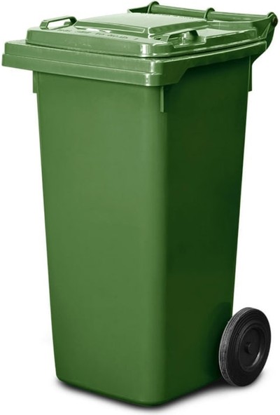 Uzel 240 Litre Yeşil Çöp Konteyneri