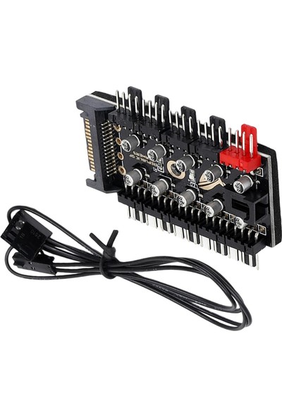 1 - 10 Pin 4 Pin Soğutucu Fan Uzatma Soketi 12V Sata Güç Sata Arayüzü 1 - 10 Pin 4 Pin Soğutucu Fan Uzatma Soketi 12V Sata Güç Sata Arayüzü