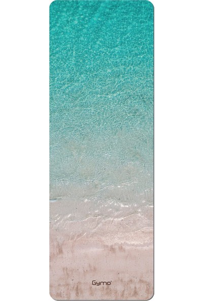 Gymo Pro Series Seyahat Yoga Matı Katlanabilir Süet Kauçuk 1.5 mm Azure