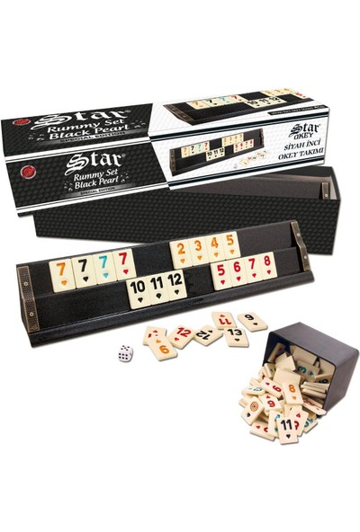 Aradığın Şeyler Okey Takımı Siyah Inci