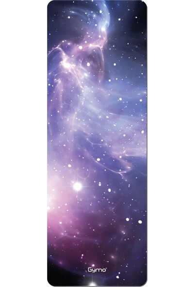 Gymo Pro Series Seyahat Yoga Matı Katlanabilir Süet Kauçuk 1.5 mm Galaxy