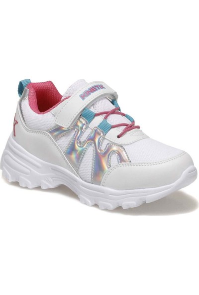 Kinetix 0504 Kalın Tabanlı Kız Çocuk Spor Ayakkabı - BTMK00504-BEYAZ-34