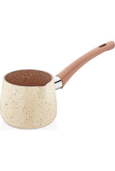 Favorim Krem Granit Kaplama Cezve Küçük Boy No1 Favorim Krem Granit Kaplama Cezve Küçük Boy No1