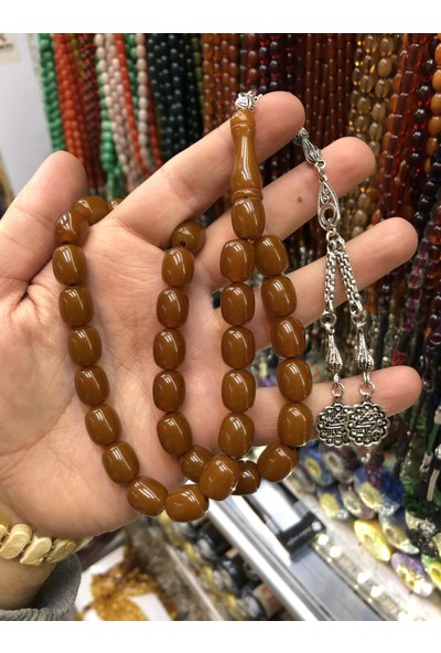 Tesbih Kenti Çubuk Kehribar Tesbih
