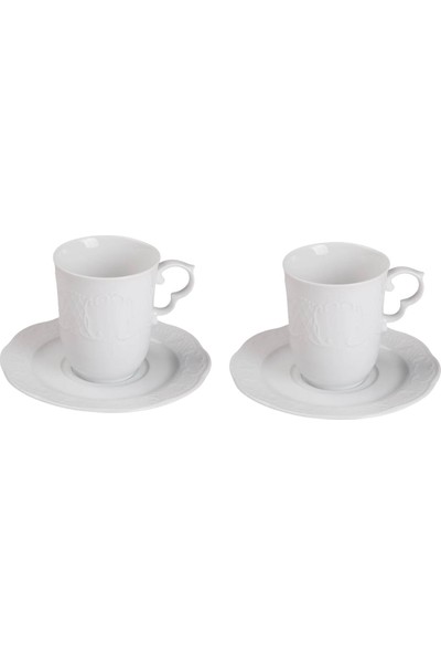 Kütahya Porselen 2 Adet Menuet Latte Seti 2