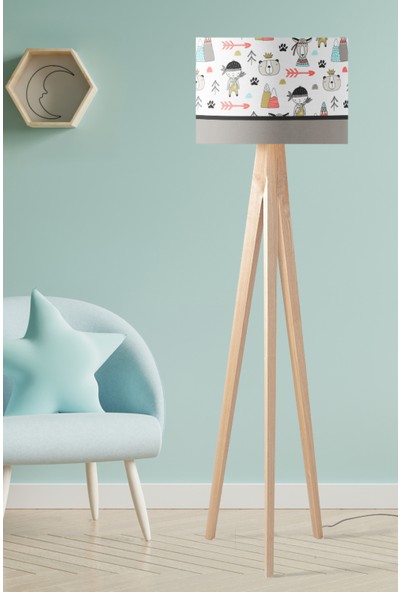 Milroma Iskandinav Kampçı Çocuk Çocuk Odası Lambader