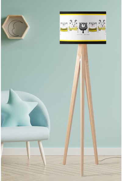 Milroma Iskandinav Ayılar Çocuk Odası Lambader