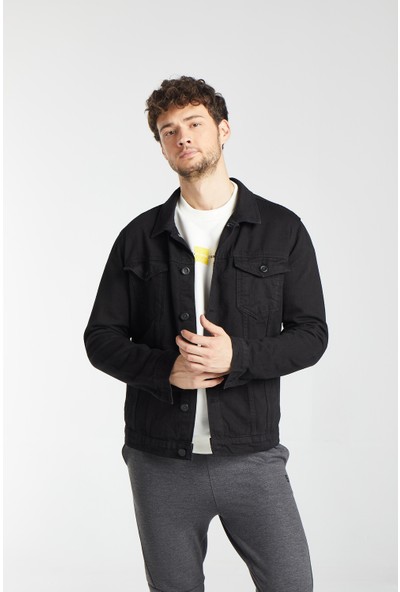 Five Pocket Erkek David Ceket - Siyah