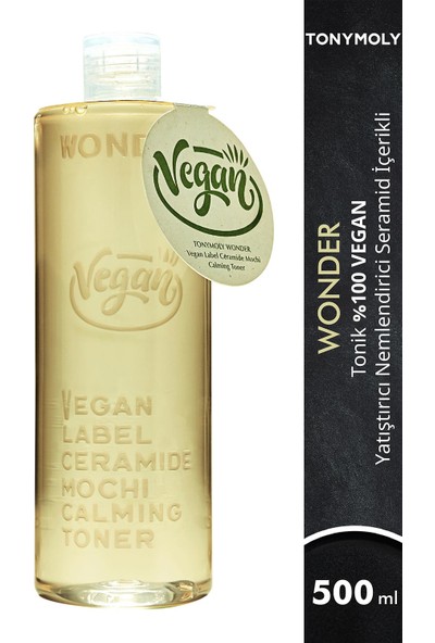 Tonymoly Tony Moly Tonymoly Tonik Wonder Vegan Label Yatıştırıcı Nemlendirici Onarıcı Seramid Cilt Bakımı 500ML Tonymoly Tony Moly Tonymoly Tonik Wonder Vegan Label Yatıştırıcı Nemlendirici Onarıcı Seramid Cilt Bakımı 500ML