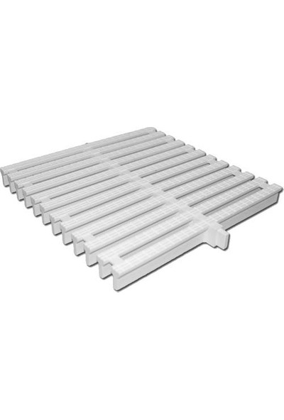 Gemaş Havuz Taşma Izgarası 20CM Tek Geçme