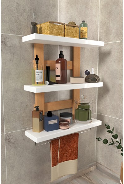 Ankaflex Dekoratif Banyo Havlu Rafı Duvara Monte Terek Organizer Mutfak Raf Ankaflex Dekoratif Banyo Havlu Rafı Duvara Monte Terek Organizer Mutfak Raf