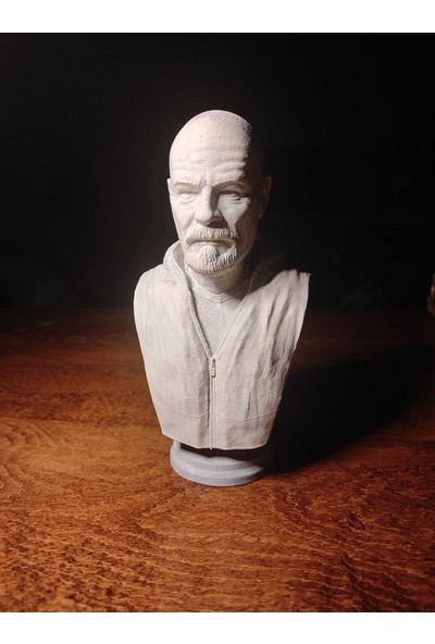 Zer Sanat Breaking Bad Walter White (17CM) Kendin Boya Dekoratif Büst Heykel Biblo Figür Zer Sanat Breaking Bad Walter White (17CM) Kendin Boya Dekoratif Büst Heykel Biblo Figür