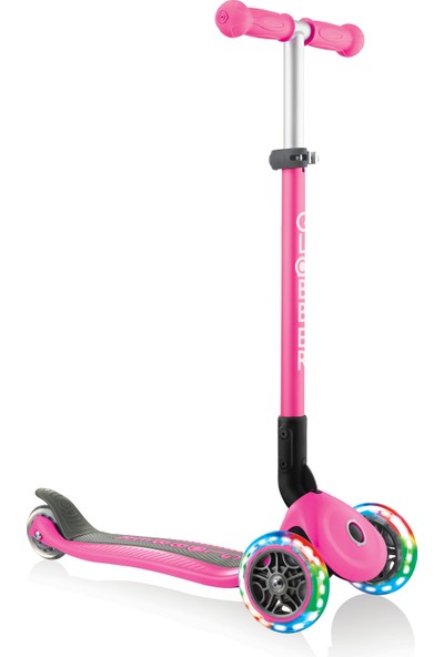 Globber Primo Katlanabilir Işıklı 3 Tekerlekli Scooter - Pembe Globber Primo Katlanabilir Işıklı 3 Tekerlekli Scooter - Pembe