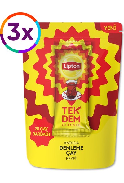 Lipton Tek Dem Klasik 30 Adet (10X3) Lipton Tek Dem Klasik 30 Adet (10X3)