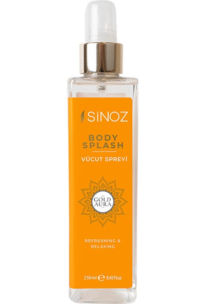 Sinoz Vücut Spreyi Gold Aura 250 ml