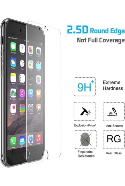 HS Apple iPhone 6 ve 6s Uyumlu Kırılmaz Cam Ekran Koruyucu