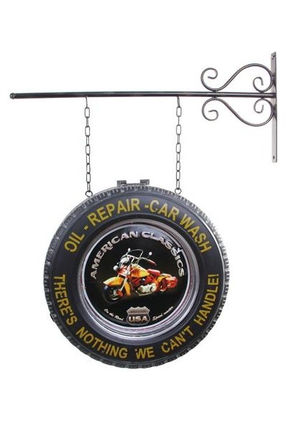 Tazador Dekoratif Çift Yönlü Motorsiklet Temalı Ferforje Askı Pano Tazador Dekoratif Çift Yönlü Motorsiklet Temalı Ferforje Askı Pano
